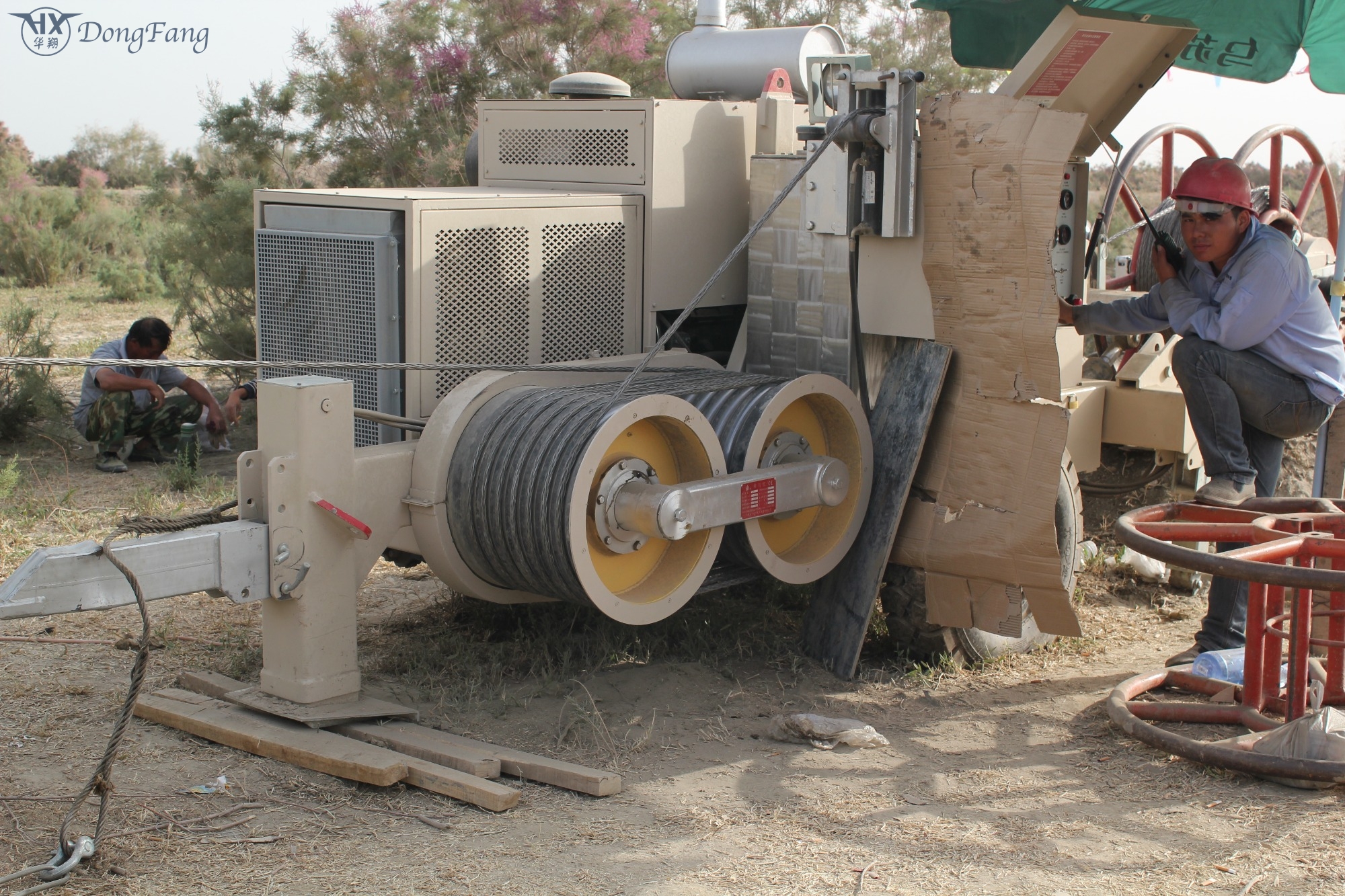 275KV Power Line Stringing Equipment hydraulic puller SA-YQ90D