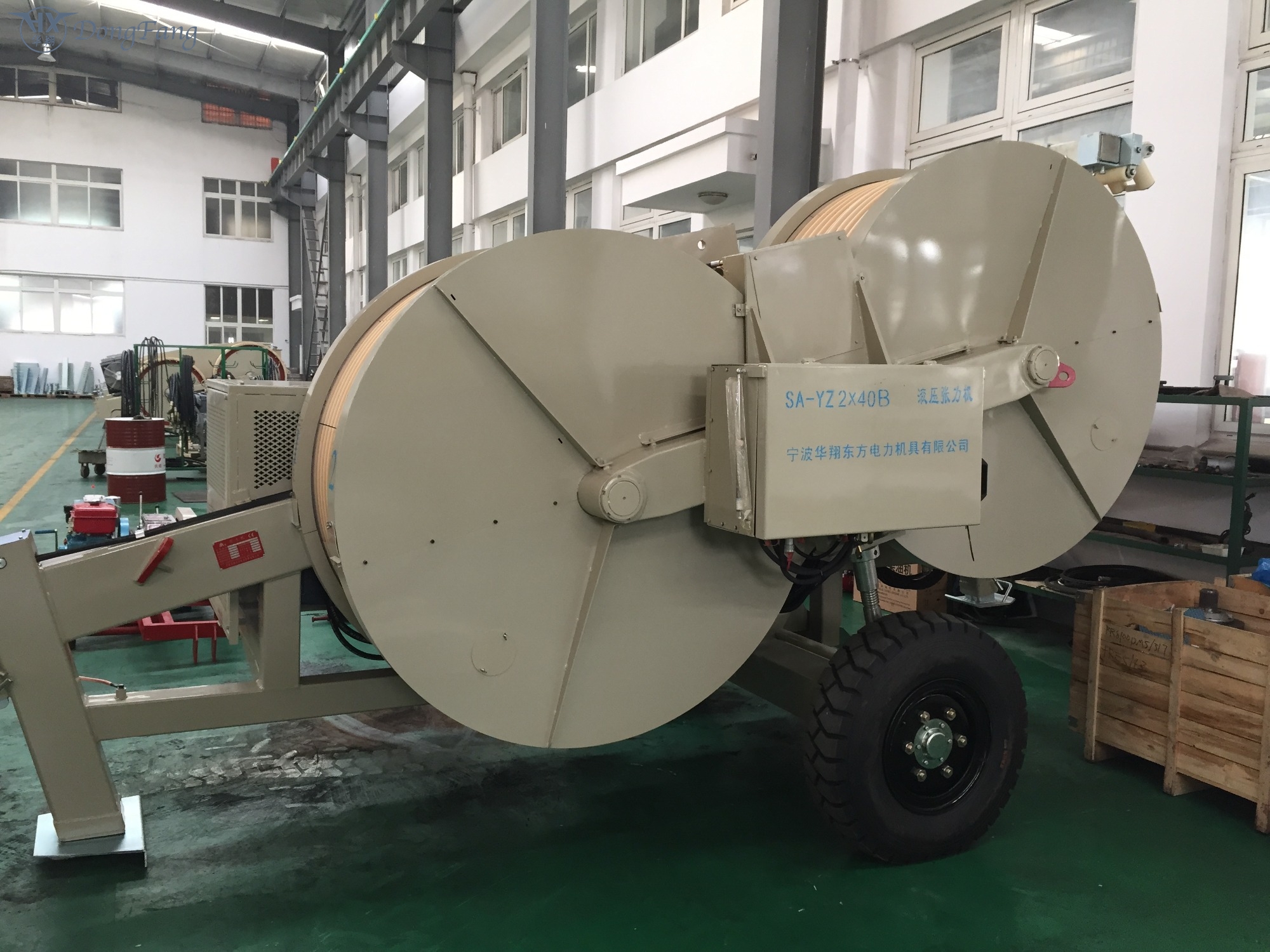 Hydraulic Conductor Tensioner SA-YZ2X70 of 14 Ton Tension Stringing ...