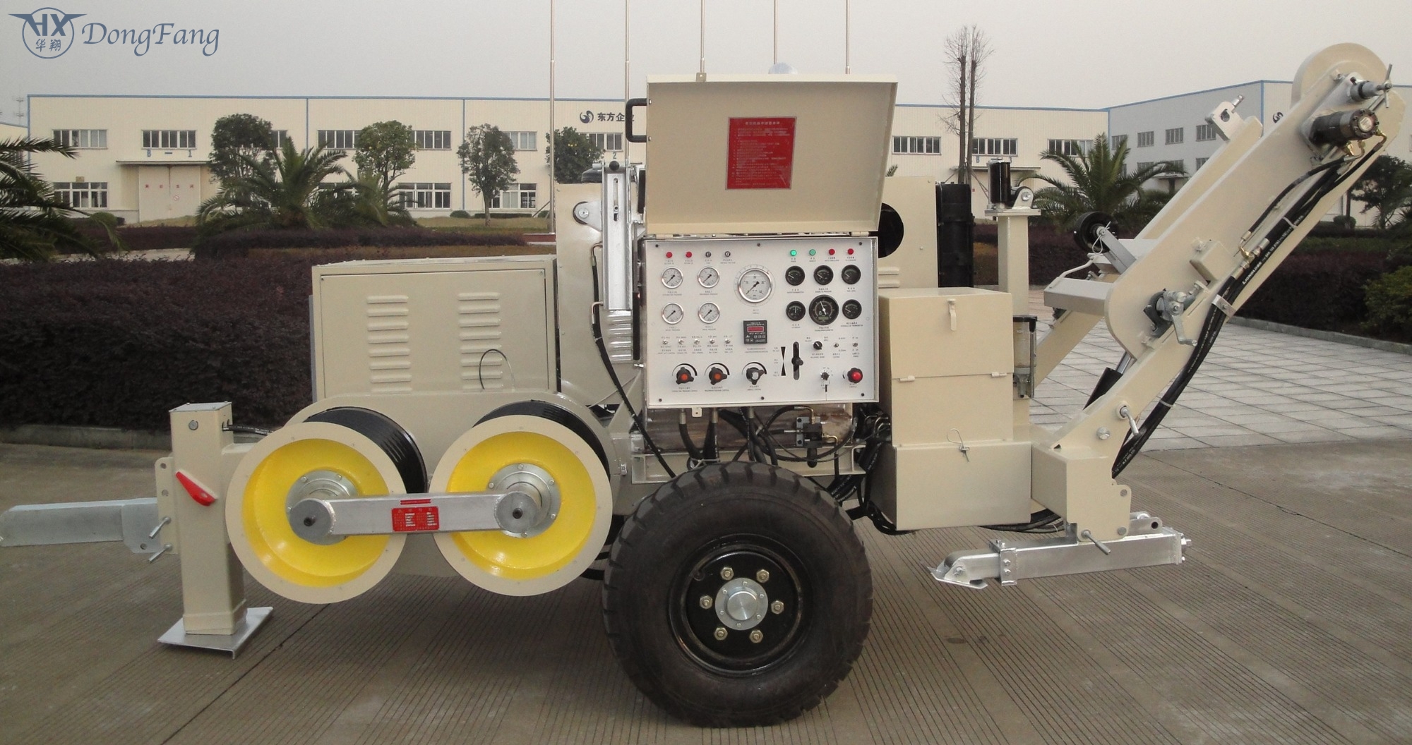 275KV Power Line Stringing Equipment hydraulic puller SA-YQ90D