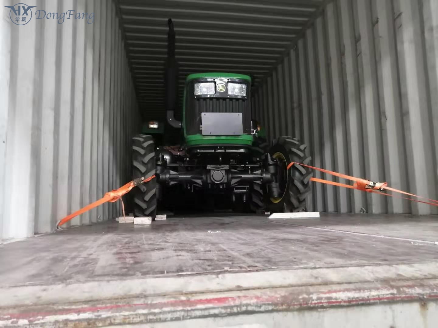 Tractor engine puller for Transmission Line Cable Stringing