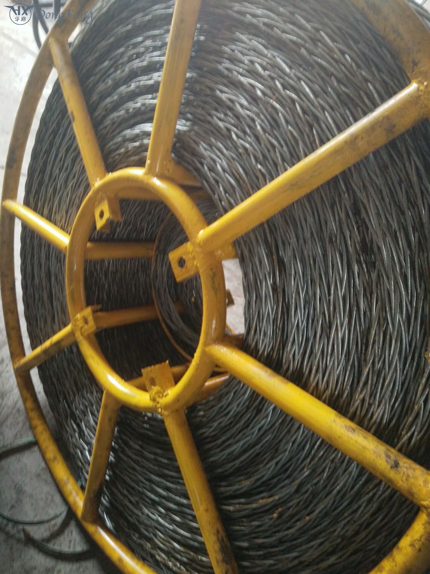 22mm Anti Twisting Pilot Wire Rope for stringing four Conductors on ...