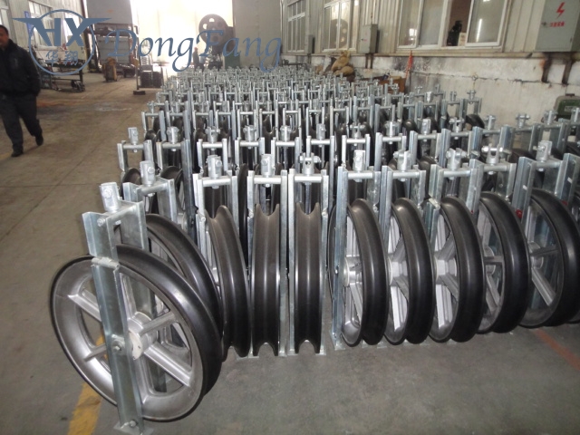 Fiber optic cable installation equipment OPGW roller SHZHD10