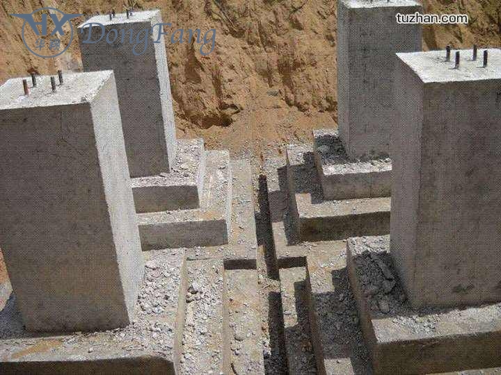 Transmission line Construction Tower erection foundation Concret Mixer ...