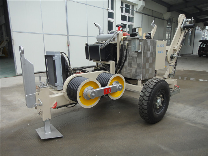Hydraulic Winch 4 ton SA-YQ40 for pulling overhead transmission line ...