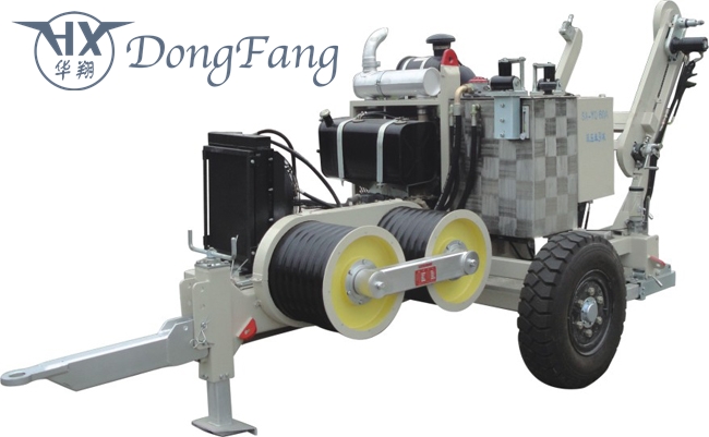 Hydraulic Puller 6 ton for pulling cable on overhead power line