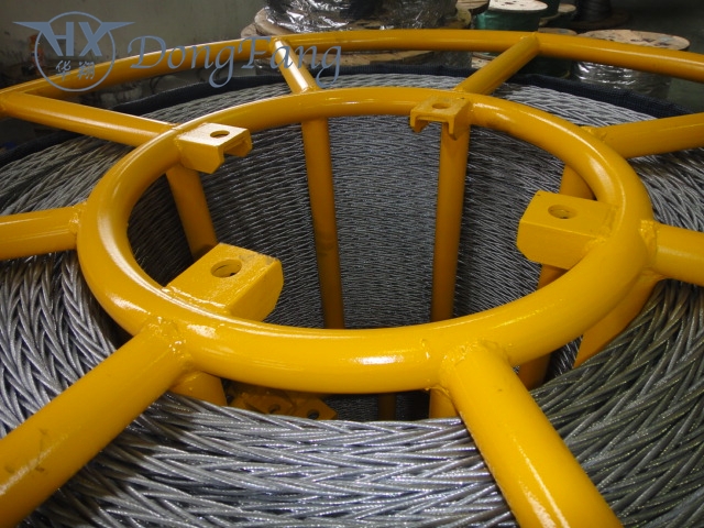 13mm Anti Twisting Braided Steel Rope for stringing transmission line