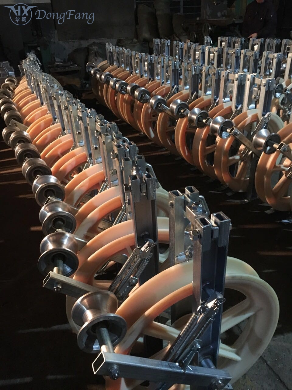 Aerial Stringing Rollers for overhead transmission line