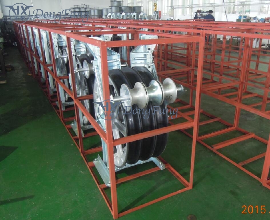 2 Conductors Stringing Blocks with Three sheaves SHSQN822